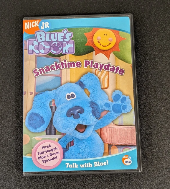 BLUES CLUES BLUES Room Snacktime Playdate DVD 2004 Nick Jr Great Shape ...