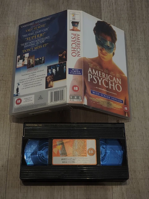 AMERICAN PSYCHO PAL Wide-Screen Version VHS **RARE** £16.14 - PicClick UK