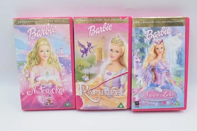 BARBIE VINTAGE VHS Tapes Bundle Nutcracker Rapunzel Swan Lake £13.99 ...