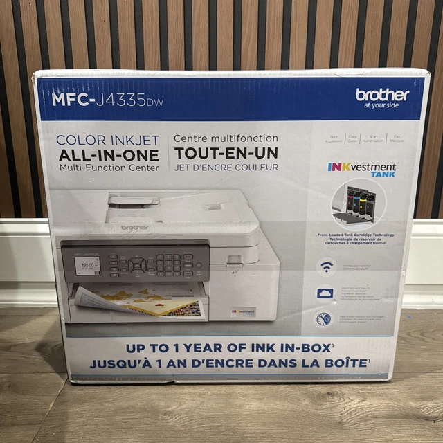 BROTHER INKVESTMENT TANK MFC-J4335DW Wireless All-in-One Inkjet Printer ...
