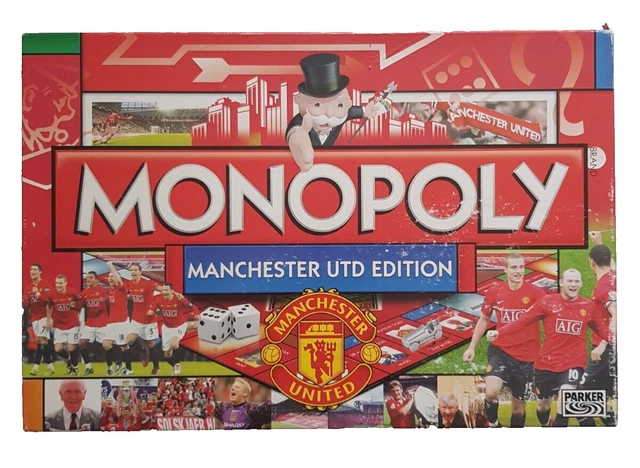MONOPOLY MANCHESTER UNITED Edition 2009 Hasbro Parker Winning Moves ...