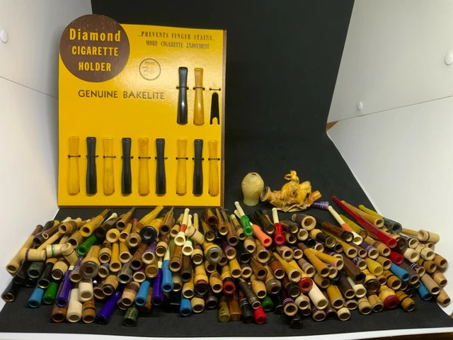 ANTIQUE AMBER BAKELITE Cigarette Holder Rare Collection Lot 191 ...