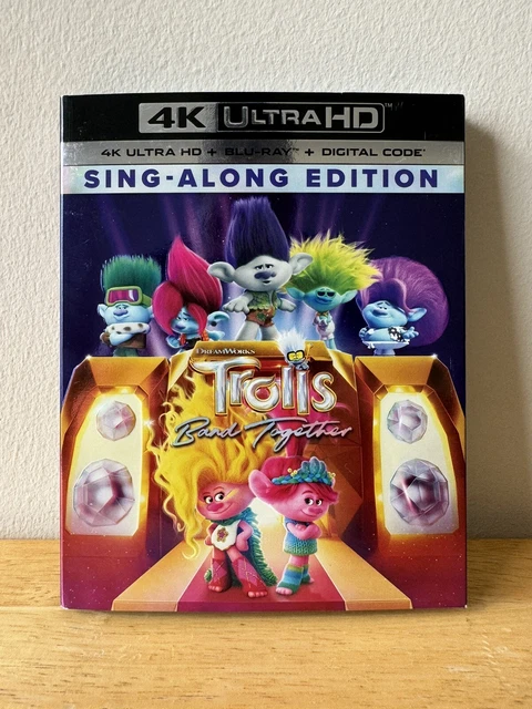 TROLLS BAND TOGETHER (4K Ultra HD, 2024) scellé en usine avec couvercle ...