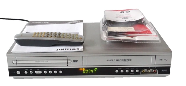 PHILIPS DVP3055V, DVD/VCR Player, Hi-Fi Stereo VHS Video Recorder EUR ...