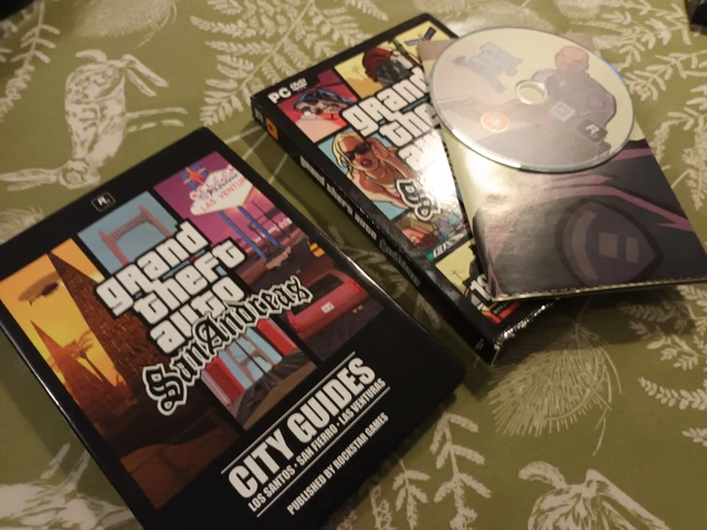GRAND THEFT AUTO San Andreas Game For Pc - Boxed With Poster And Book £ ...