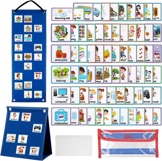 VISUAL TIMETABLE, CHILDREN Visual Now and Next Board Learning Aids Tool ...