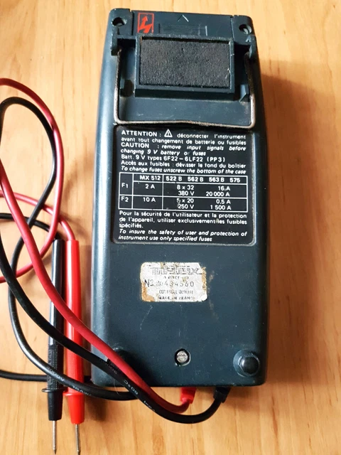 MULTIMÈTRE METRIX MX 512 ITT instruments EUR 28,00 - PicClick FR