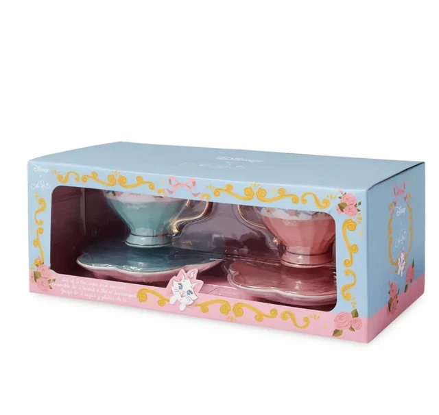 DISNEY D23 2022 The Aristocats Teacup Set by Ann Shen new in box £49.98 ...