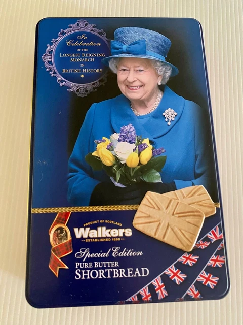 WALKERS SHORTBREAD TIN, Perfect. Celebrating the Reign of Queen ...