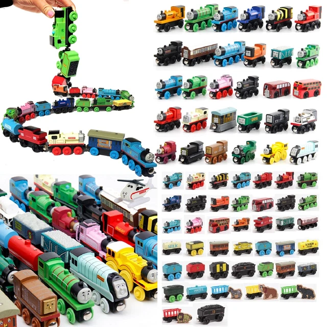 THOMAS & FRIENDS Wooden Train Tank Engine Wooden Magnetic Railway Train ...