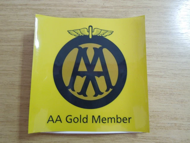AA WINDSCREEN STICKER Badge / AA Gold Member Maybe Classic Car £3.41 ...