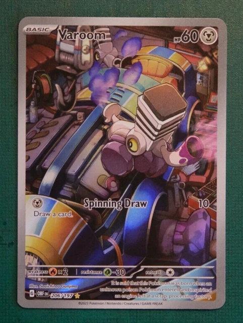 POKEMON SV OBSIDIAN Flames Varoom Illustration Rare 206/197 EUR 5,84 - PicClick IT