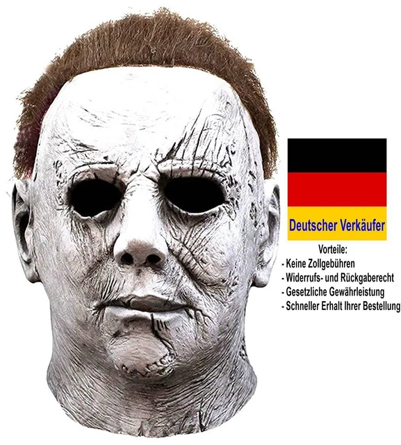 MICHAEL MYERS HALLOWEEN Maske Deluxe Horror Mask Latex Karneval ...