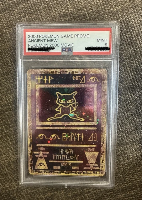 POKEMON CARD ANCIENT Mew 2000 Movie Holo Promo WOTC PSA 9 Mint $249.99 ...