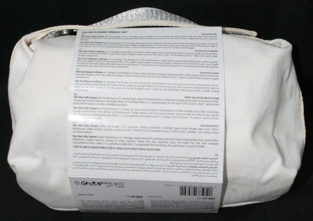 SCHWARZKOPF PROFESSIONAL FIBRE Clinix Fortify 300ml Shampoo + Treatment ...