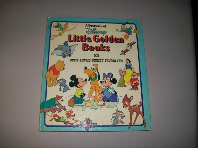 DISNEY: LITTLE GOLDEN Books HC 1978 93 Pages 22 Best Loved Disney ...