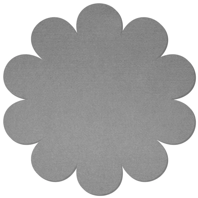GRAUER FILZ UNTERSETZER Blume V1 - Deko Basteln 3-60 cm EUR 4,39 ...