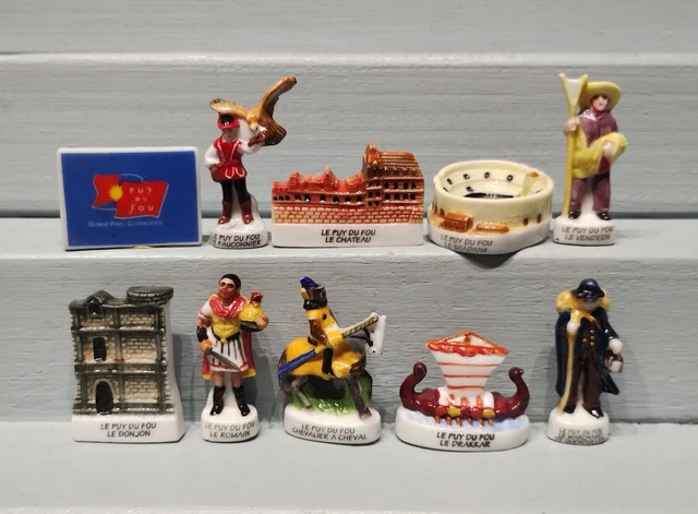 SÉRIE COMPLÈTE DE 8 fèves le Puy du Fou EUR 8,00 - PicClick FR