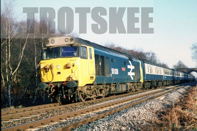 35MM SLIDE BR British Railways Diesel Loco Class 50 50038 Kenilworth ...