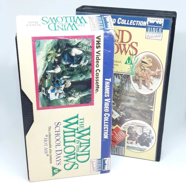 VHS WIND IN the Willows + School Days Cosgrove Hall animation tapes £5. ...