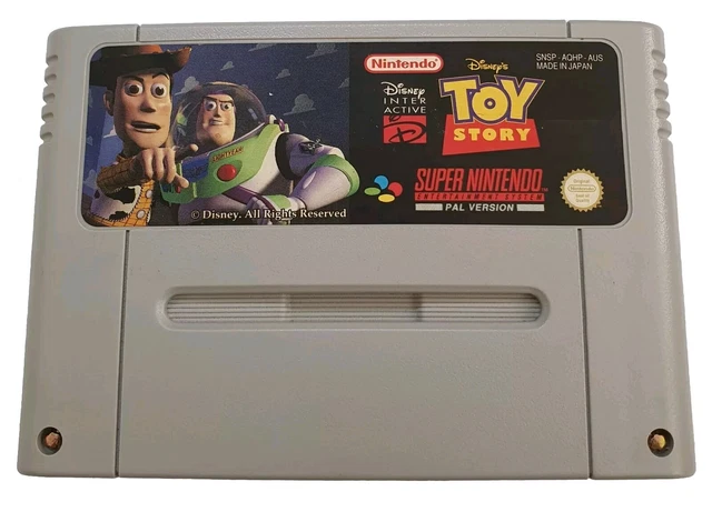 DISNEY'S TOY STORY - Super Nintendo - SNES PAL Cart + Book In Hard Case ...