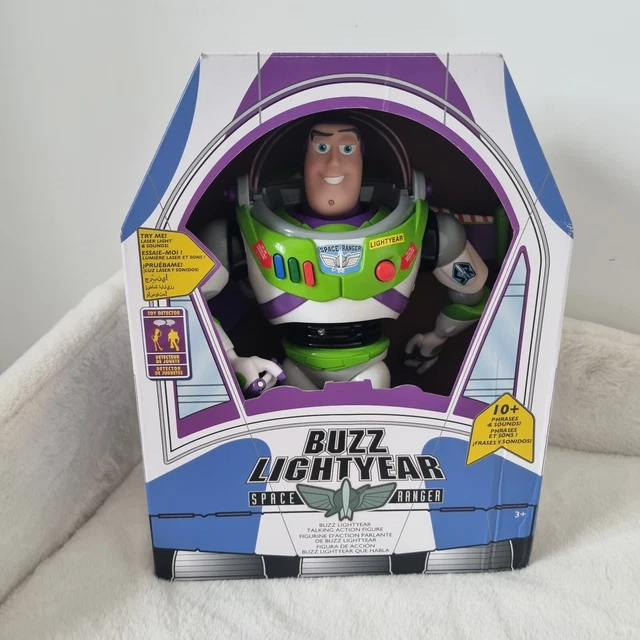 DISNEY STORE TOY Story Buzz Lightyear Interactive Talking Action Figure ...