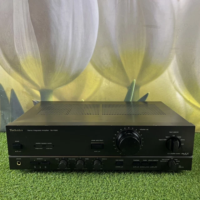 TECHNICS SU-V560 STEREO Integrated Amplifier Class AA - Phono Stage £89 ...