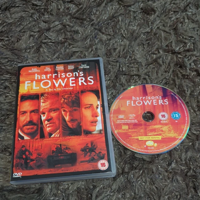 HARRISON'S FLOWERS (DVD, 2003) Andie MacDowell, Adrien Brodye, Pathe £3 ...