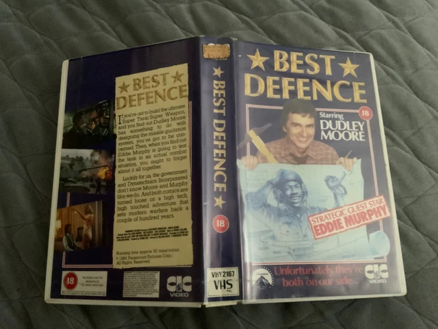 BEST DEFENCE 1984 Dudley Moore Eddie Murphy EX Rental vhs £26.68 ...