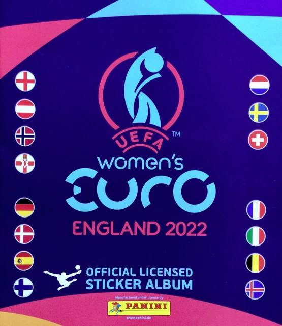 PANINI UEFA WOMENS Euro England 2022 - Album + 2 OVP Display + Update ...