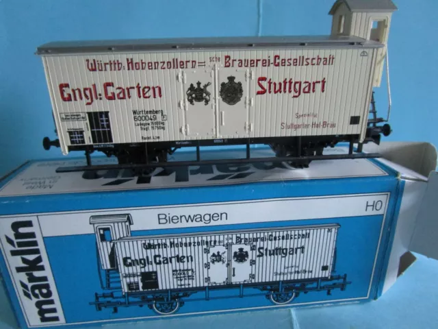 WAGON TRANSPORT BIERE Gngl Garten Märklin Bierwagen Echelle Ho 1/87 ...