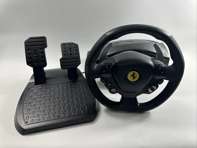 THRUSTMASTER T80 RW Ferrari 488 GTB Racing Wheel Pedals PS4 PS5 PC ...