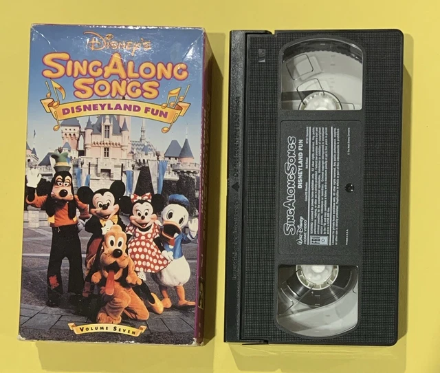 DISNEY’S SING ALONG Songs Disneyland Fun Volume Seven VHS Tape Tested ...