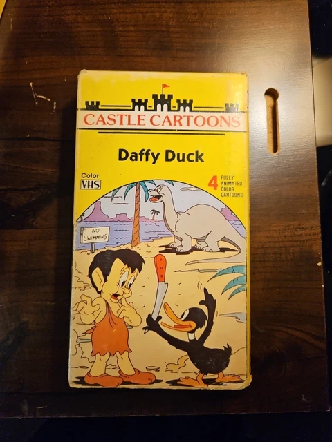 CASTLE CARTOONS, DAFFY Duck, 4 Color Cartoons, Children Animated VHS ...