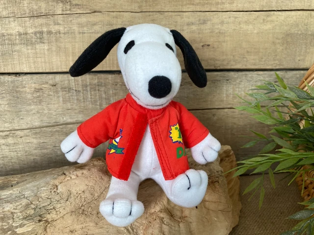 626⚜️ ANCIENNE PETITE Peluche Doudou Le Chien Snoopy Dad You're A Sport ...