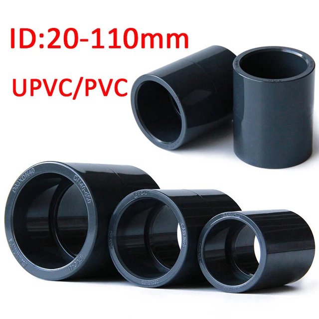 UPVC/PVC PIPE STRAIGHT Fitting Plumbing Couping 20-110mm Grey Water ...