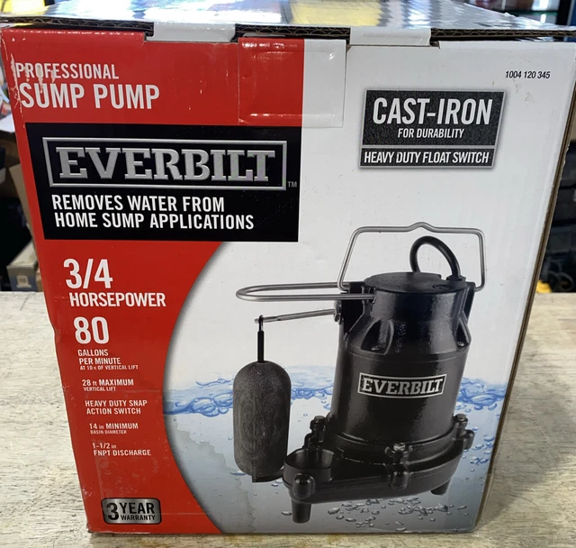 Everbilt 3 4 Hp Sump Pump FOR SALE! - PicClick UK Everbilt 3 4 Hp Sump Pump FOR SALE! - PicClick UK