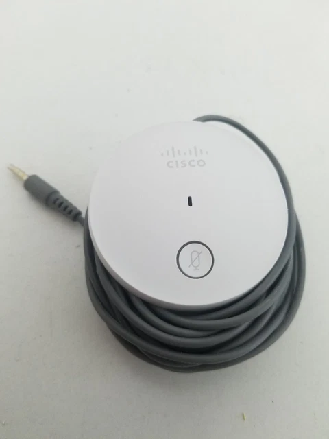 CISCO TTC5-14 VIDEO Conference Table Microphone Mic CS-MIC-TABLE-J= 3 ...