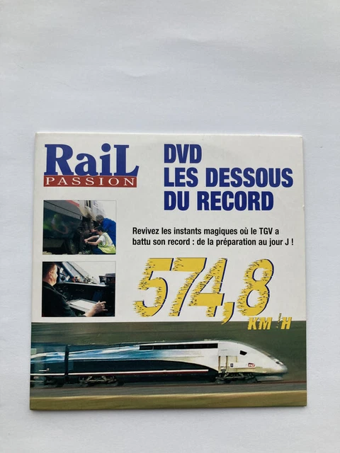 DVD RAIL PASSION Les dessous du record TGV EST 574 km/h ECLAIRES EUR 12,00 - PicClick FR