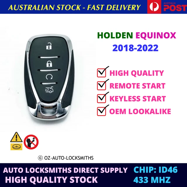 HOLDEN EQUINOX ASTRA Commodore smart key + remote start 2017 - 2022 ...