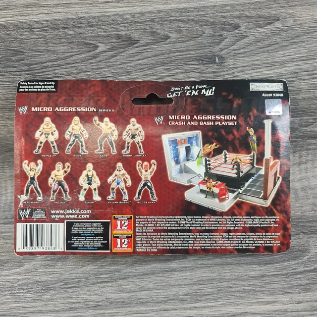 RARE WWE MICRO Aggression Series 8 Triple Pack - Finlay - Edge - Kane ...