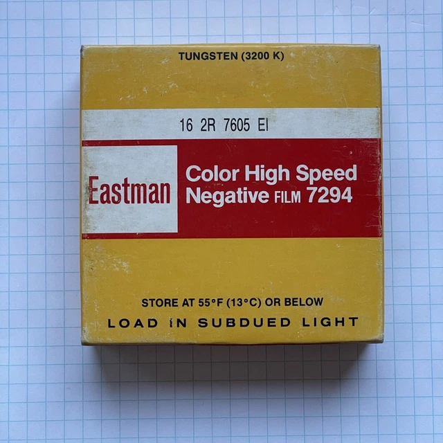 KODAK COLOR HIGH Speed Negative 16mm Film 7294 Vintage Sealed £8.23 ...