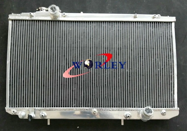 ALUMINUM RADIATOR FOR TOYOTA ARISTO JZS161 2JZ-GTE 3.0L TURBO A/T 1997 ...