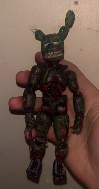 FIVE NIGHTS AT freddys CUSTOM Springtrap figure, READ DESCRIPTION. £500 ...