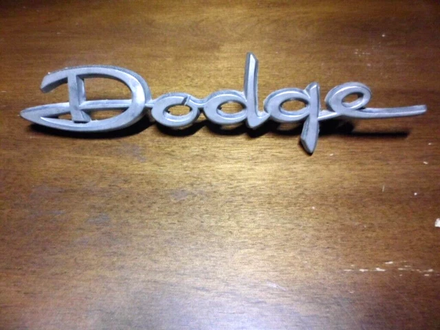 1965 DODGE DART GT Hood Script Dodge Emblem $39.90 - PicClick