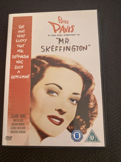 DVD 1944 CLASSIC Bette Davis Film ‘Mr Skeffington’ In Mono 1.45 Running ...