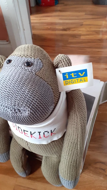ORIGINAL 20YEAR OLD Itv Digital, TV monkey. £25.00 - PicClick UK