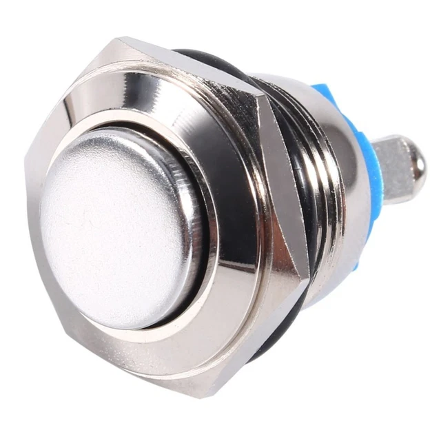 16MM RESET PUSH Button Switch Self-Resetting Switch DIY Control Panel ...