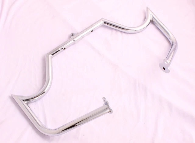 ENGINE GUARD HIGHWAY Crash Bar 4 Harley Touring Road King Street Glide ...