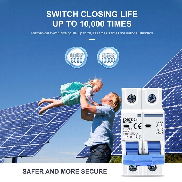 1 CORE CABLE Combiner Box Junction Box AC Miniature Circuit DC1000V ...